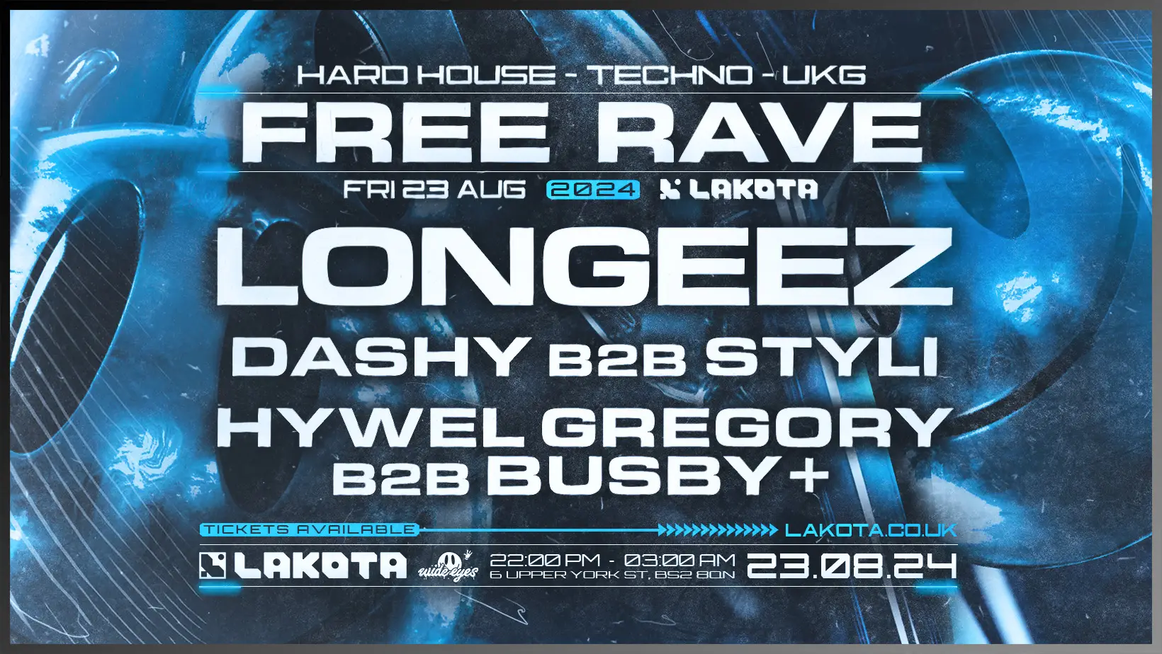 WIDE EYES: LONGEEZ (FREE RAVE) - Lakota