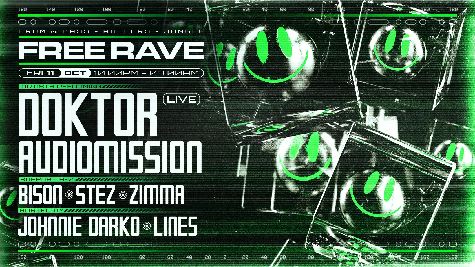 Wide Eyes: Doktor (Live), Ragga Twins + more [FREE RAVE] - Lakota