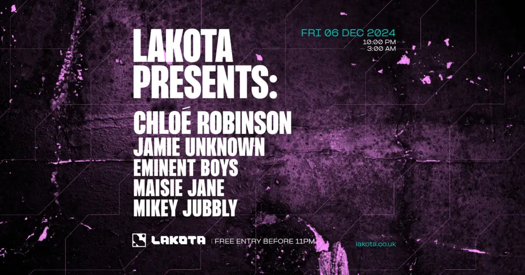 LAKOTA PRESENTS: CHLOÉ ROBINSON | JAMIE UNKNOWN - Lakota